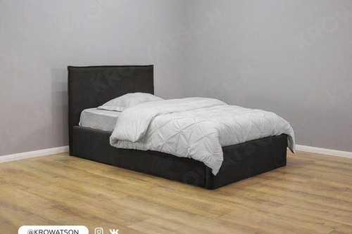 Кровать двуспальная черная