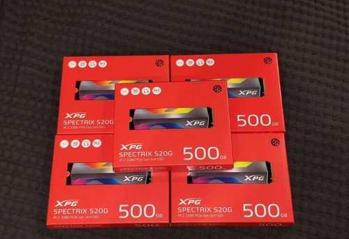 Новые SSD m.2 500Gb XPG Spectrix S20G RGB