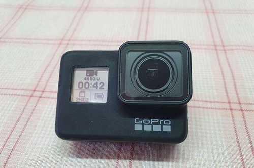 GoPro Гопро 7 black, 3 батареи, 6 чехлов