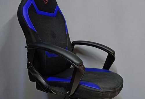Кресло игровое, Zombie 10, черный, синий