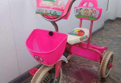 Велосипед детский 3-х колесный для девочки