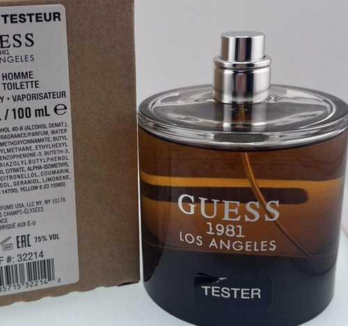 Guess 1981 los angeles for men 100мл