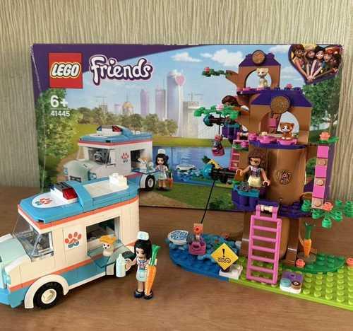 Lego friends Машина скорой ветеринарной помощи 6 