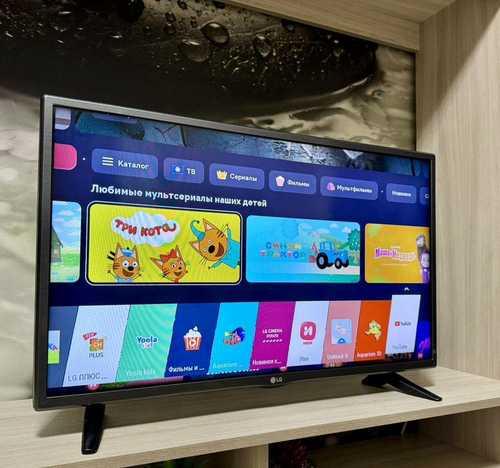 SMART телевизор LG (32") 82см, wi-fi