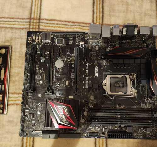 Материнская плата asus z170 pro gaming