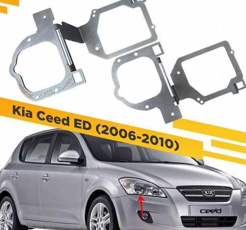 Рамки для установки линз в фары Kia Ceed ED 2006-2