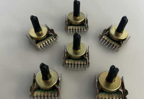 Резистор переменный В50кОм 7pin горизонтальный
