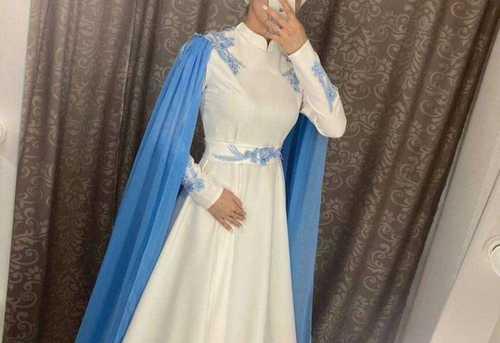 Мусульманское свадебное платье никах