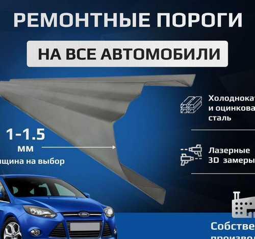 Комплект порогов оцинкованныхHonda Civic 4D