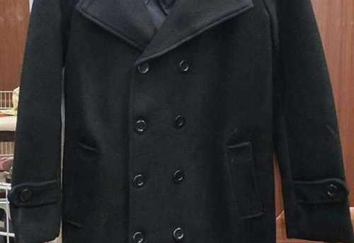 Пальто мужское черное