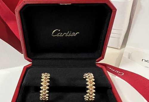 Серьги clash DE cartier оригинал новые