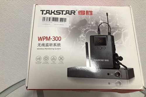 Ушной мониторинг беспроводной takstar wpm 300