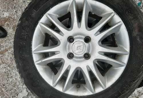 Литые диски рено логан r15 4100