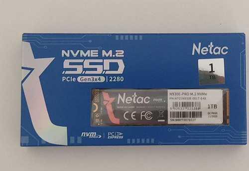 SSD Netac N930e pro 1тб (новый)