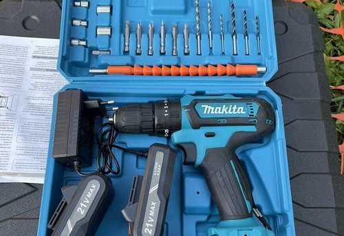 Дрель шуруповерт ударный makita 21 v