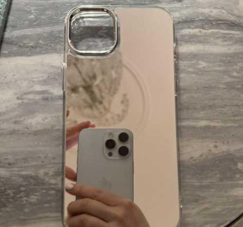 Чехол зеркало iPhone 15 plus