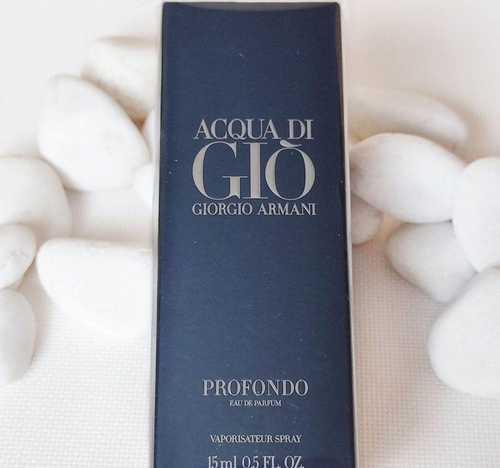 Новый Armani Acqua di Gio Profondo Тревел 15 мл