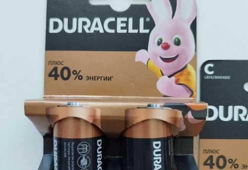 Батарейки Duracell C / LR14(срок до 2031)