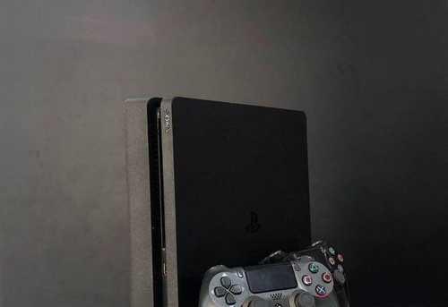 Игровая приставка PS 4 Slim 1TB + Два геймпада