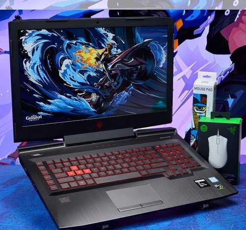 Игровой ноутбук 17 дюймов - HP Omen -GTX