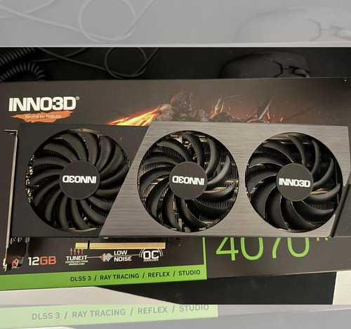 Видеокарта rtx 4070 ti inno3d 3x