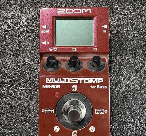 Zoom multistomp MS-B60 минипроцессор для бас-гитар