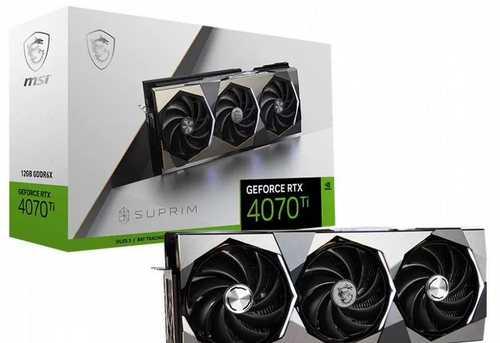 Новая видеокарта MSI RTX 4070 Ti suprim SE 12G