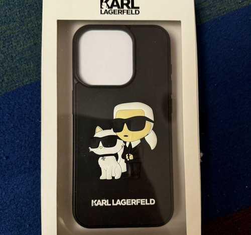 Чехол на iPhone 15 Pro Karl Lagerfeld оригинал