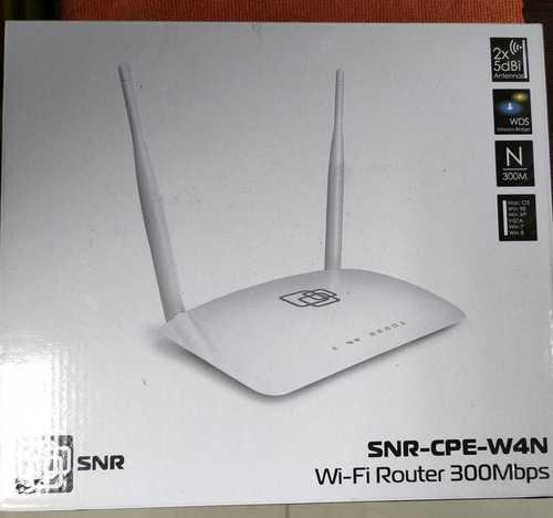 Wi-Fi роутер SNR-CPE-W4N