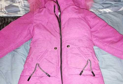 Куртка зимняя для девочки размер 152