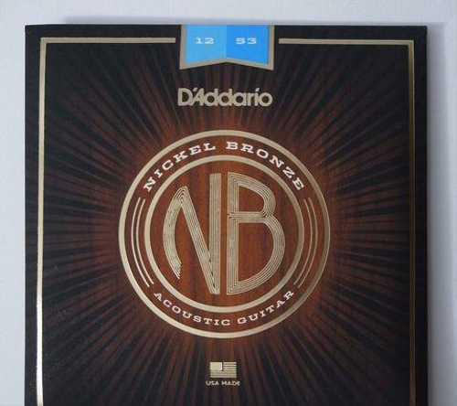 Струны D'addario Nickel Bronze для акустики