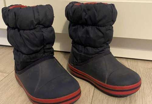 Утепленные сапожки crocs 24 р—р