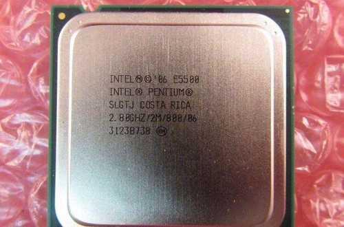 Процессор 775 2 ядра Intel E5500 2.8Ghz
