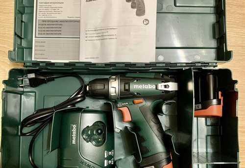 Дрель шуруповерт metabo PowerMaxx BS