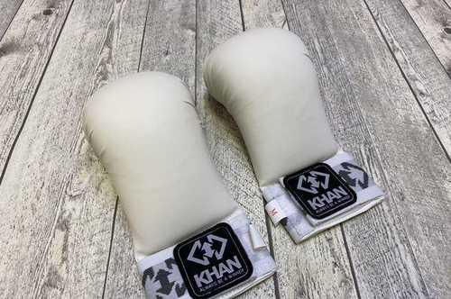 Накладки на кисть каратэ Khan Shotokan - белые