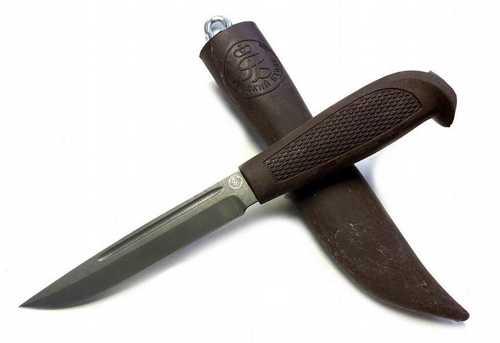 Нож Финка 108, D2, резинопластик (цвет коричневый)