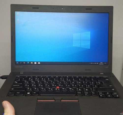 Мощный ноутбук lenovo thinkpad l470/i5/12/256gb