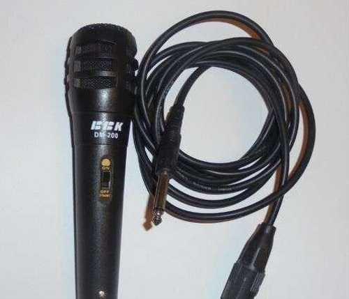 Микрофон BBK-200 проводной с разъемом jack 6,3