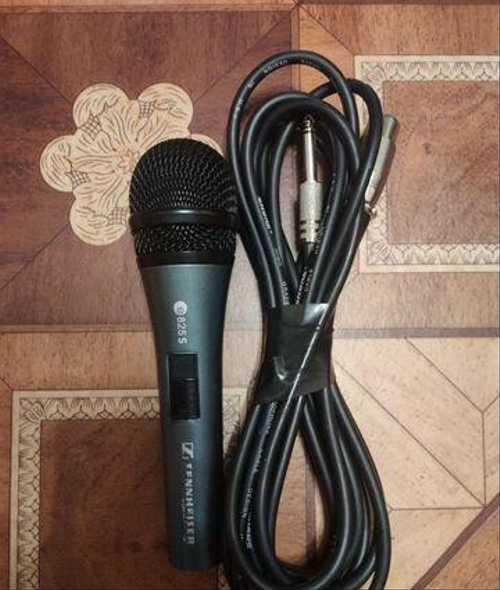 Микрофон sennheiser e825 s и кабель Shure