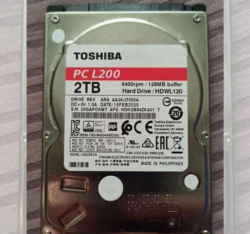 Toshiba 2тб