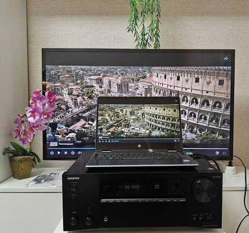 Onkyo TX-NR676 Black, Atmos, 165W