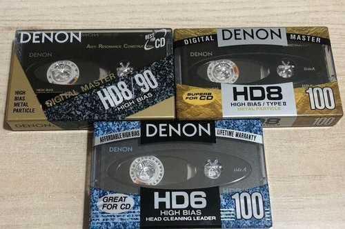 Аудиокассеты Denon HD8 и Denon HD6