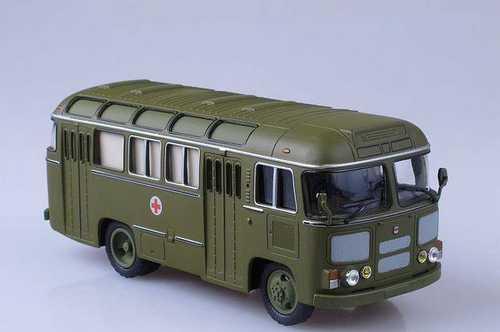 Паз-672М санитарный 1:43