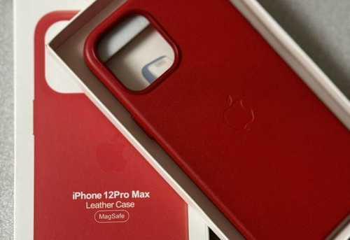 Кожаный чехол MagSafe для iPhone 12 Pro Max