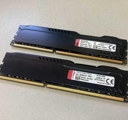 16GB (2x 8GB) DDR3 1866MHz HyperX