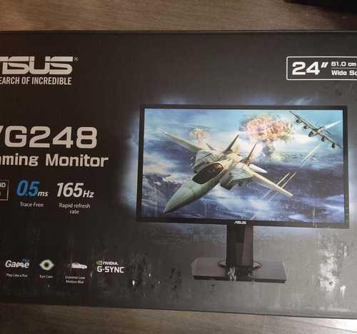 Игровой монитор asus VG248QG, Full HD, 165 Гц