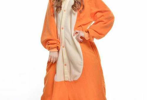 Кигуруми Обезьянка-макака оранжевая (размер S)