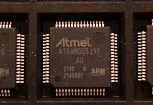 Микроконтроллер Atmel atsamg55J19B-AU