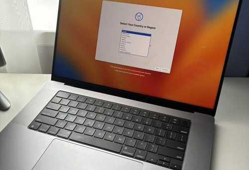 MacBook Pro 16 (2021), 1024 ГБ, M1 Pro (10 ядер), RAM 16 ГБ, GPU 16-core