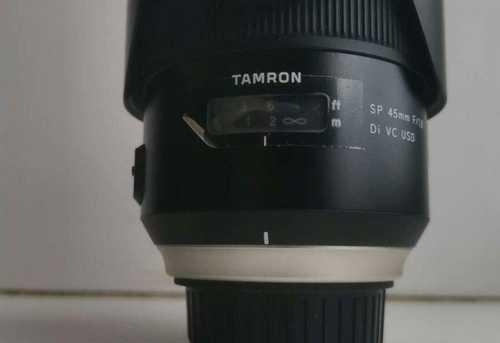 Tamron sp 45mm f/1.8 nikon состояние идеал